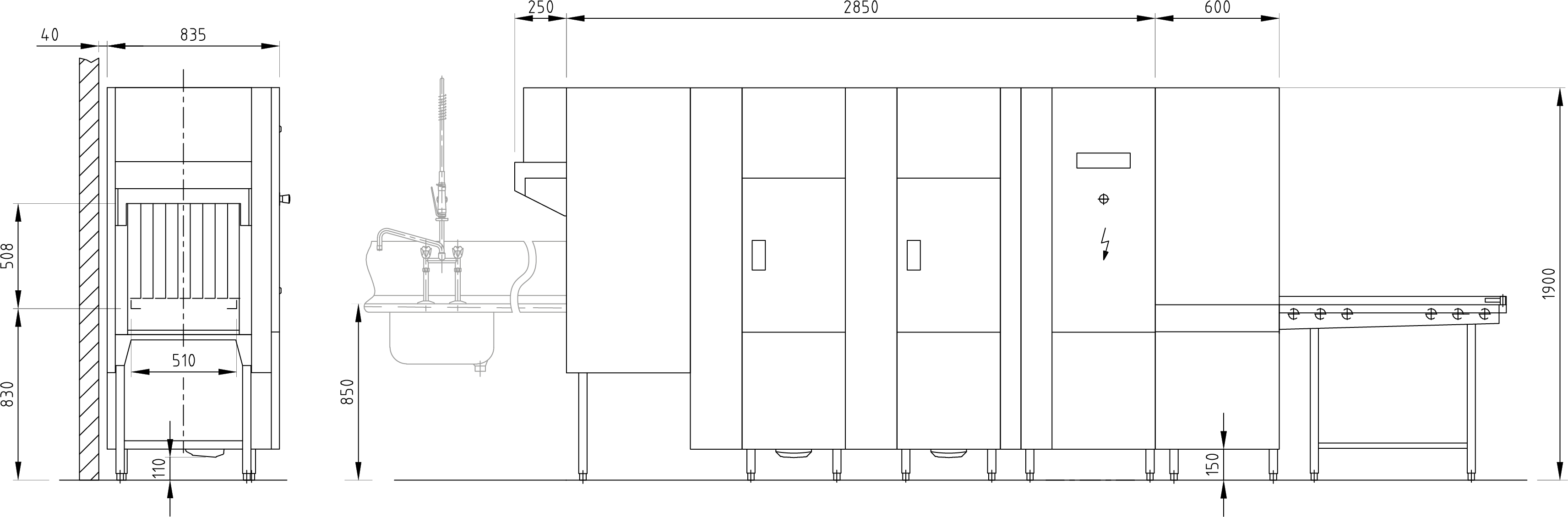 MEIKO UPster® K – servicing and technical data - MEIKO