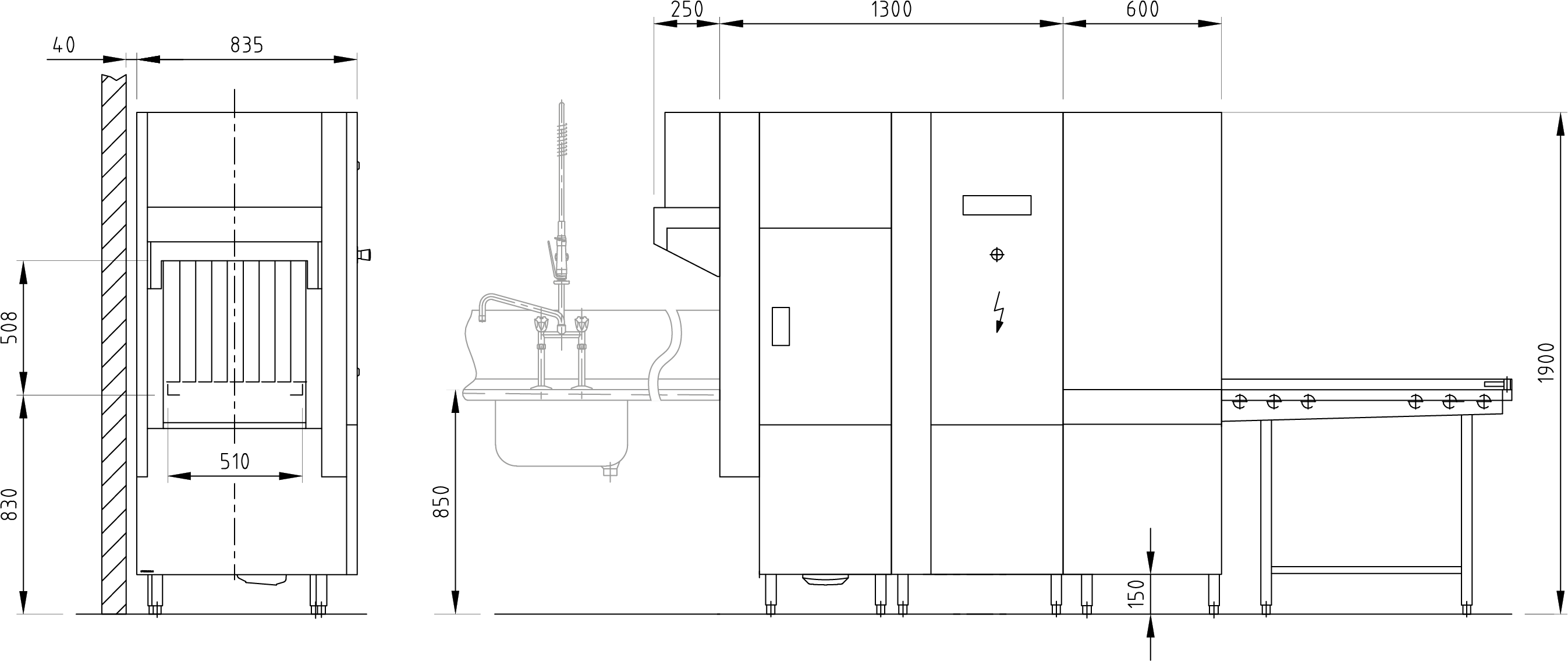 UPster K - Technical data - MEIKO