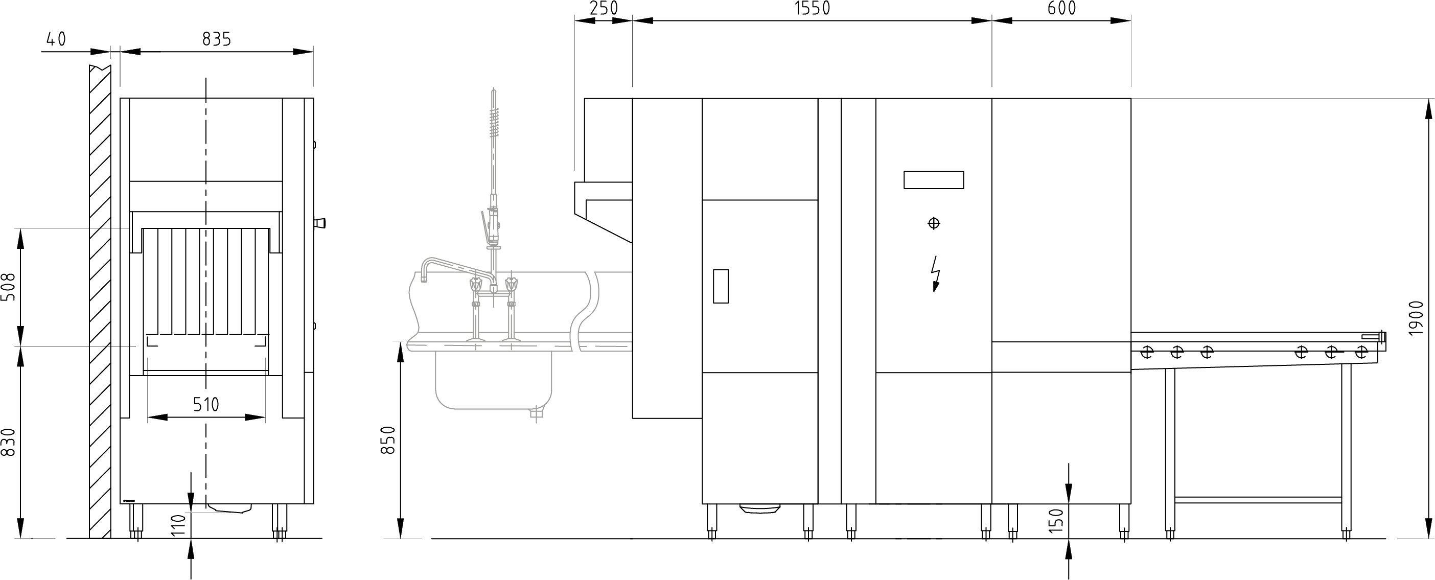 MEIKO UPster® K – servicing and technical data - MEIKO
