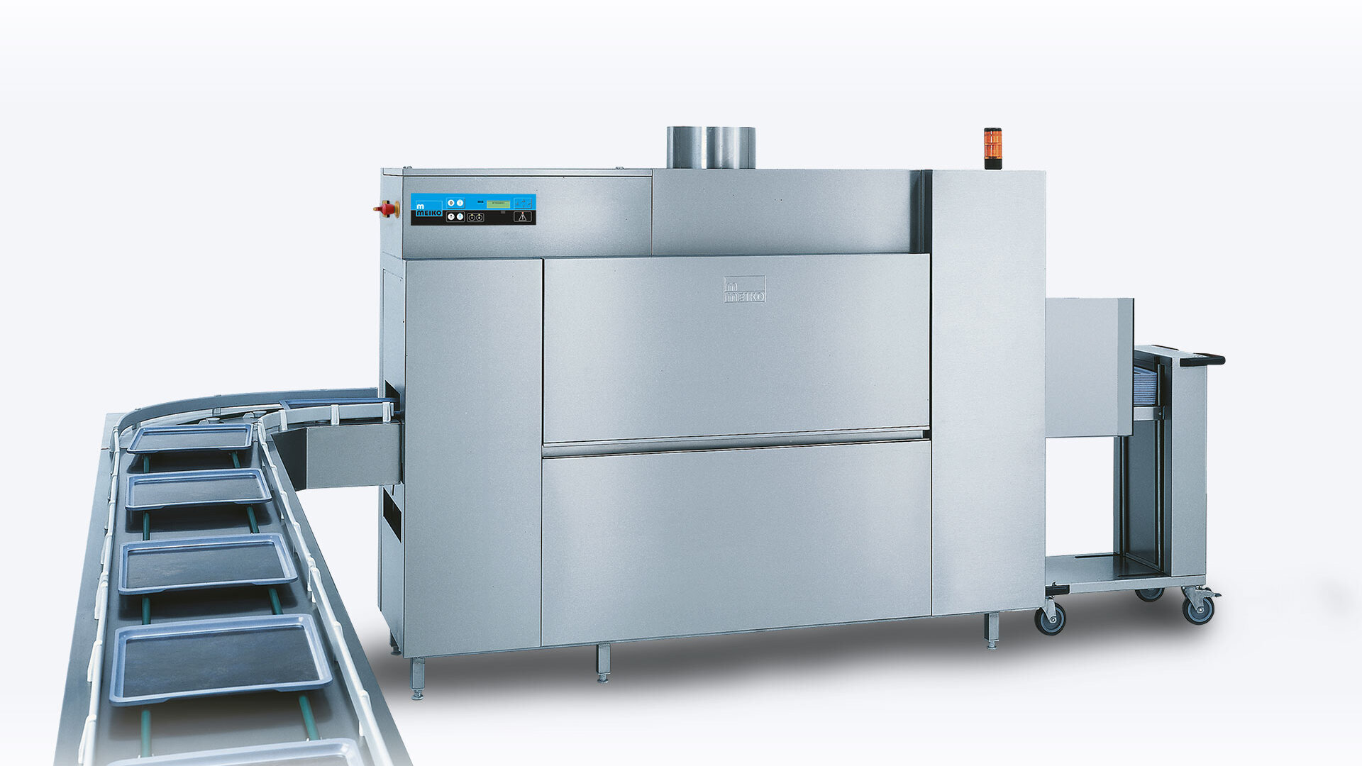 BTA 160, BTA 240 flight type dishwashing machine for trays - MEIKO