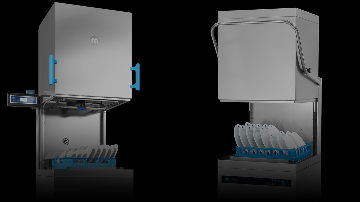 Hood type dishwashing machines for commercial use - MEIKO